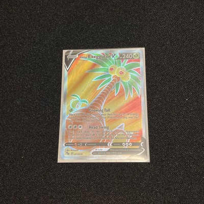 Pokemon TCG Alolan Exeggutor V 071/078 Holo Full Art | eBay UK