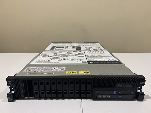 IBM Power S822 8284-22A 12SFF Power8 3.89GHz 6Core 512GB RAM No HDD ...
