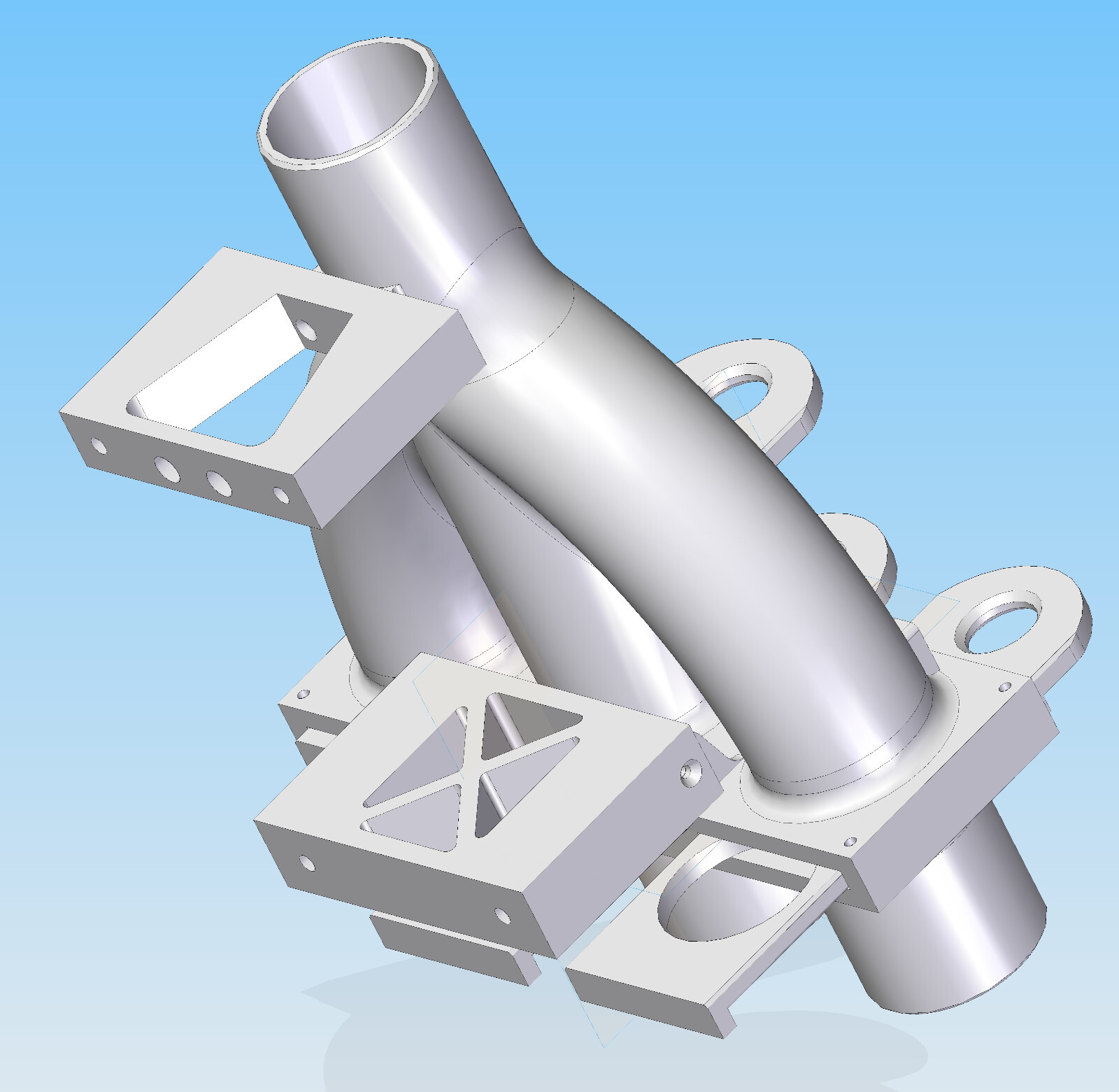 Blast gate vacuum dust extraction waste pipe systems splitter Heavy ...