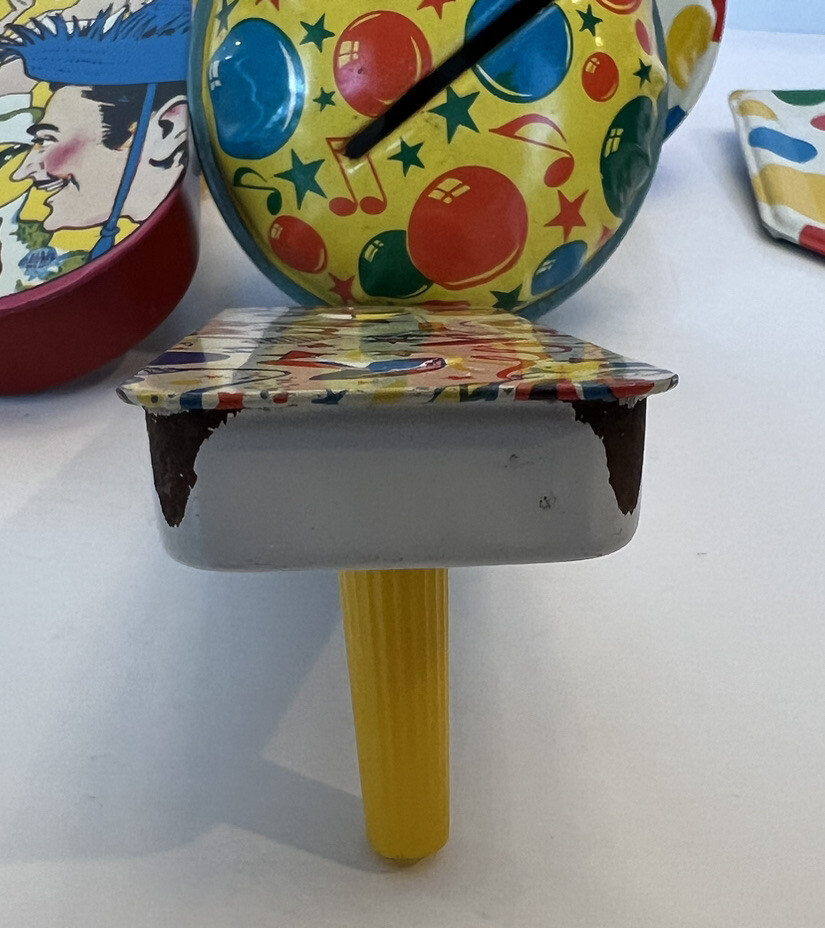 Vintage Tin Metal Noise Makers New Years Eve Toys Party Favors ...