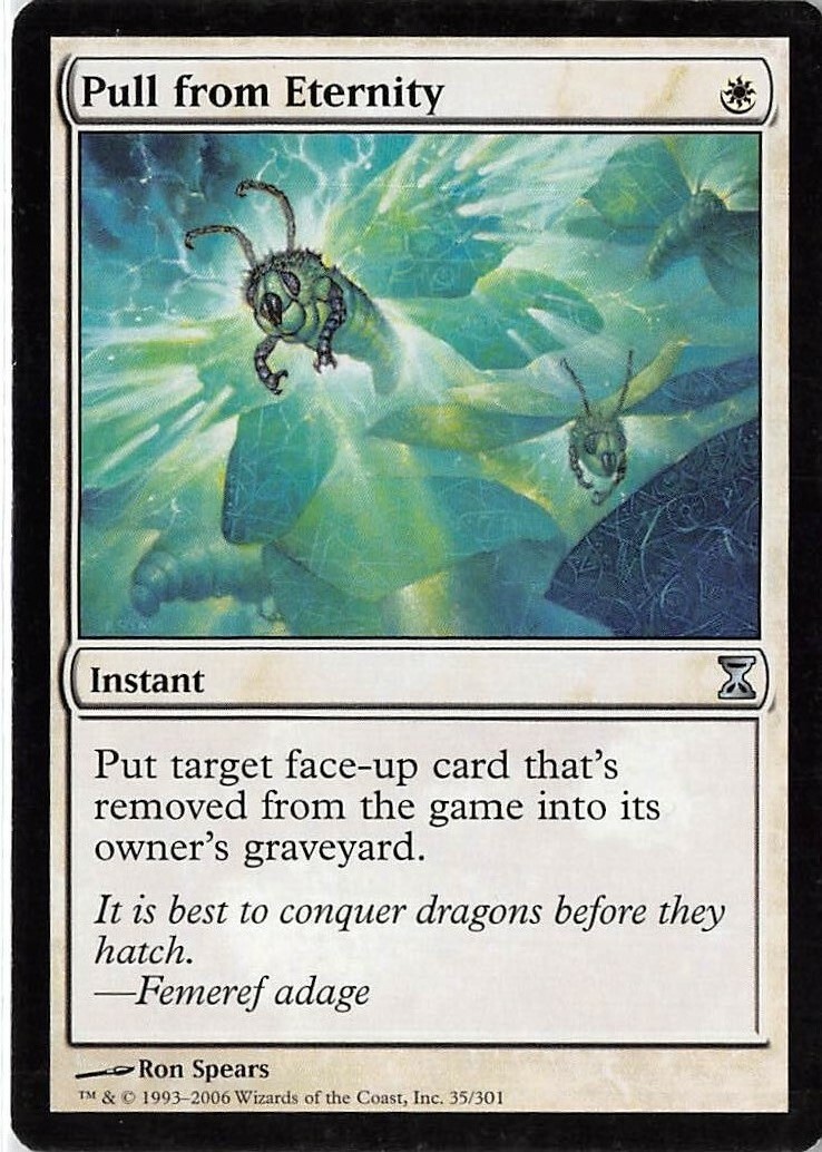 Pull from Eternity *Uncommon* Magic MtG x1 Time Spiral MP | eBay