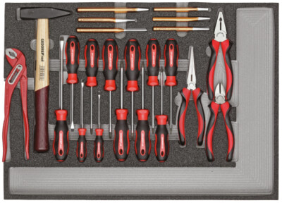 Gedore Red Tool set BASIC tool. 1/1 CT module 23 pcs R22350005 | eBay