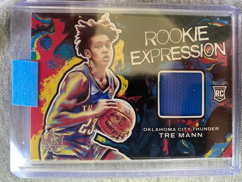 2021-22 COURT KINGS tre mann rookie expressions patch rc card thunder ...