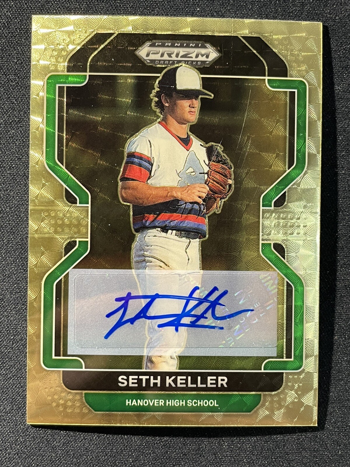 Seth Keller - 2022 Prizm Draft Picks #PDP185 GOLD VINYL AUTO 1/1 True One-of-One | eBay