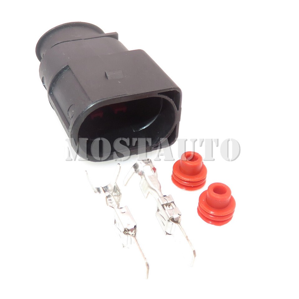For VW Audi VAG 1J0973852 - 2 Pin Male Connector Wire Harness Plug ...