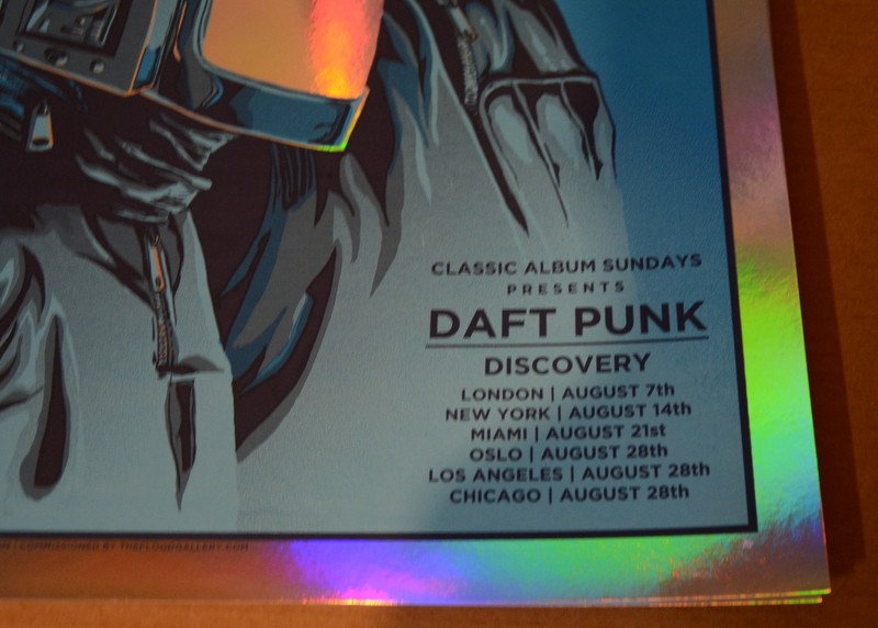 DAFT PUNK - FOIL - 2019 - DISCOVERY - TIM DOYLE - TOUR POSTER - CLASSIC ...