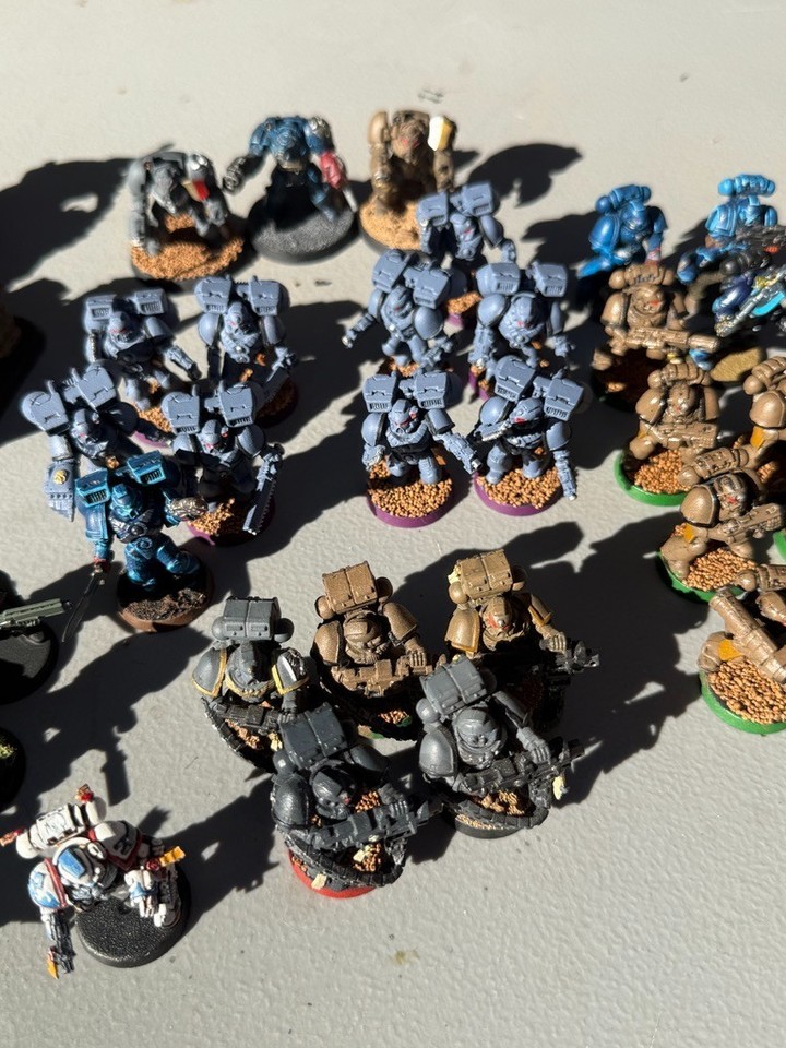 Warhammer 40k First born Space Marine Army | eBay