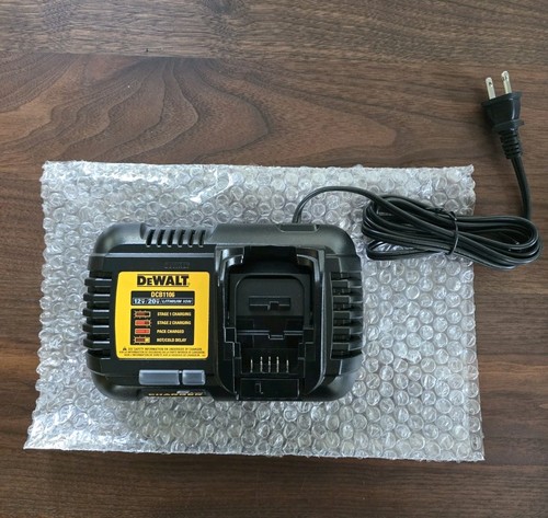 NEW DEWALT DCB1106 6 Amp MAX Fast Battery Charger for 12V / 20V ...