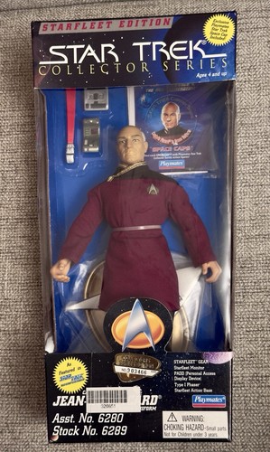 JEAN LUC PICARD STAR TREK STARFLEET EDITION COLLECTOR PLAYMATES DOLL ...