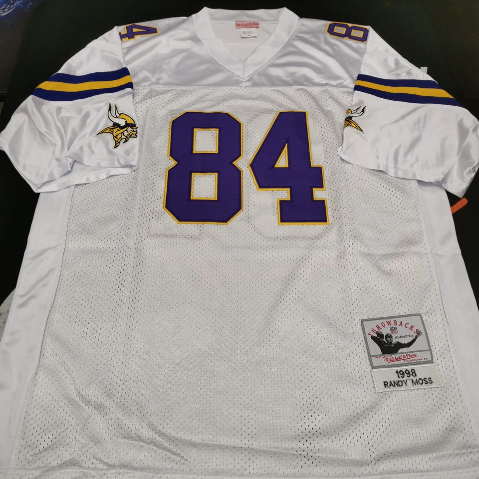 Vintage Randy Moss #84 Vikings Throwback Stitched Jersey | eBay