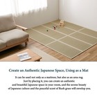 HAGIHARA Tatami Mattress Queen Japanese rush grass Futon mat Foldable ...