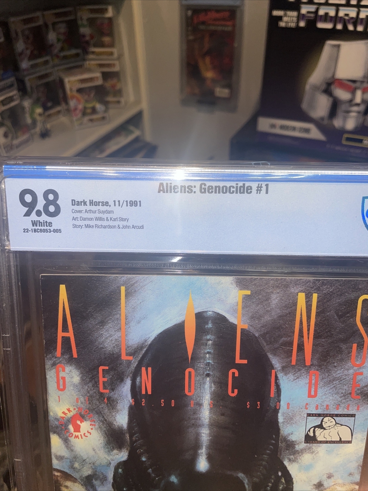 ALIENS: GENOCIDE #1 CGC 9.8 DARK HORSE COMICS☠️ARTHUR SUYDAM COVER ...