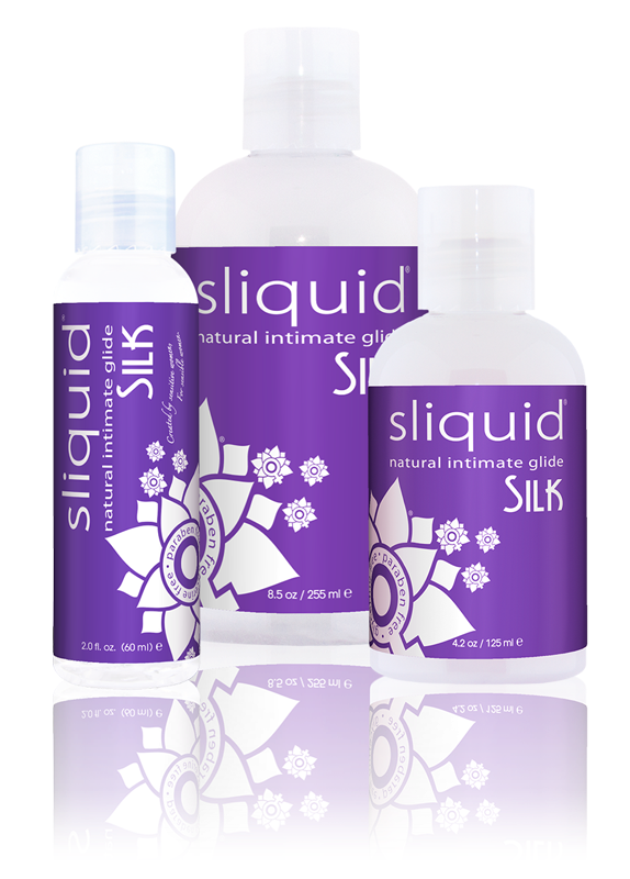 Sliquid Silk Hybrid Silicone & Water Based Lube💋Personal Lubricant Long ...