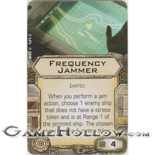 Star Wars Miniatures X-Wing Upgrade Card FREQUENCY JAMMER Cargo | eBay