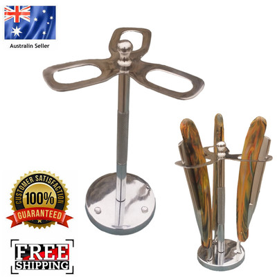 HEAVY DUTY STAINLESS STEEL CUT THROAT RAZORS STAND BARBER | eBay Australia