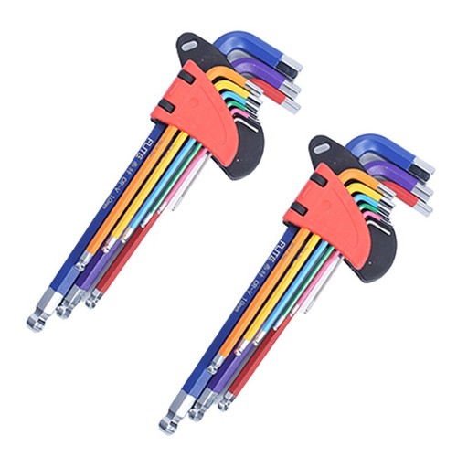 Long Hex Wrench Set, Metric and Standard Hex Wrench Set Hex Wrench ...