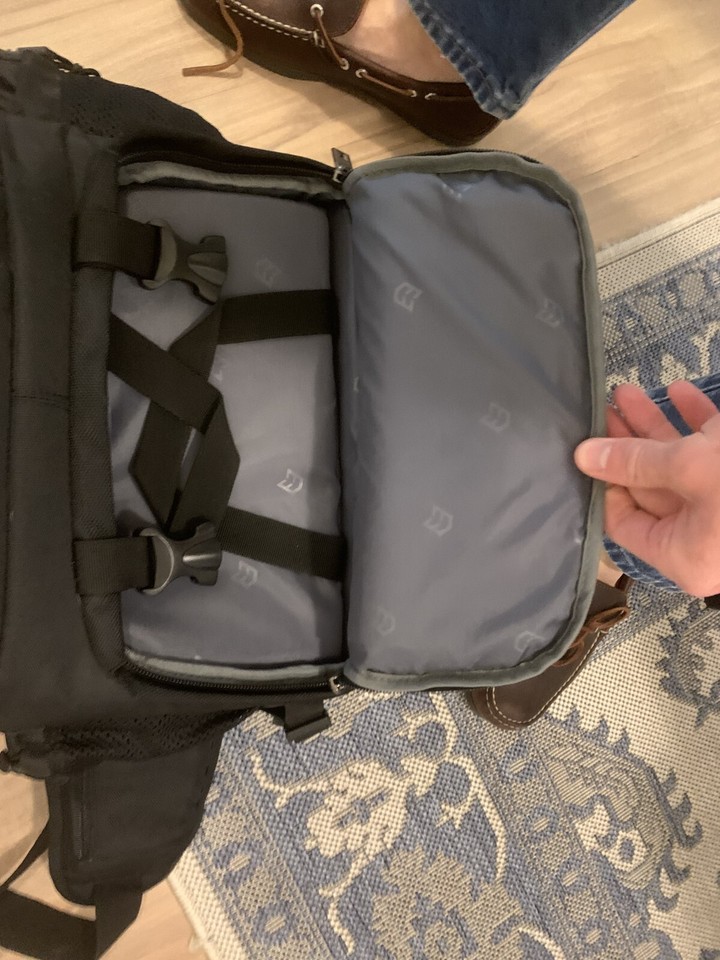 Evecase Backpack Style Black Camera Bag Backpack Luggage Outdoor ...