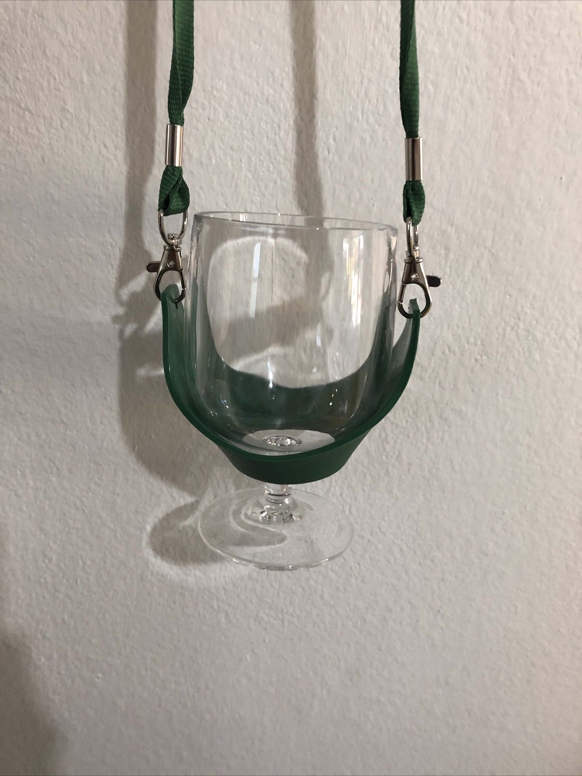 Wine Yoke Glass Holder, Wine Party Time Hand Free Wine Glass Holder ...