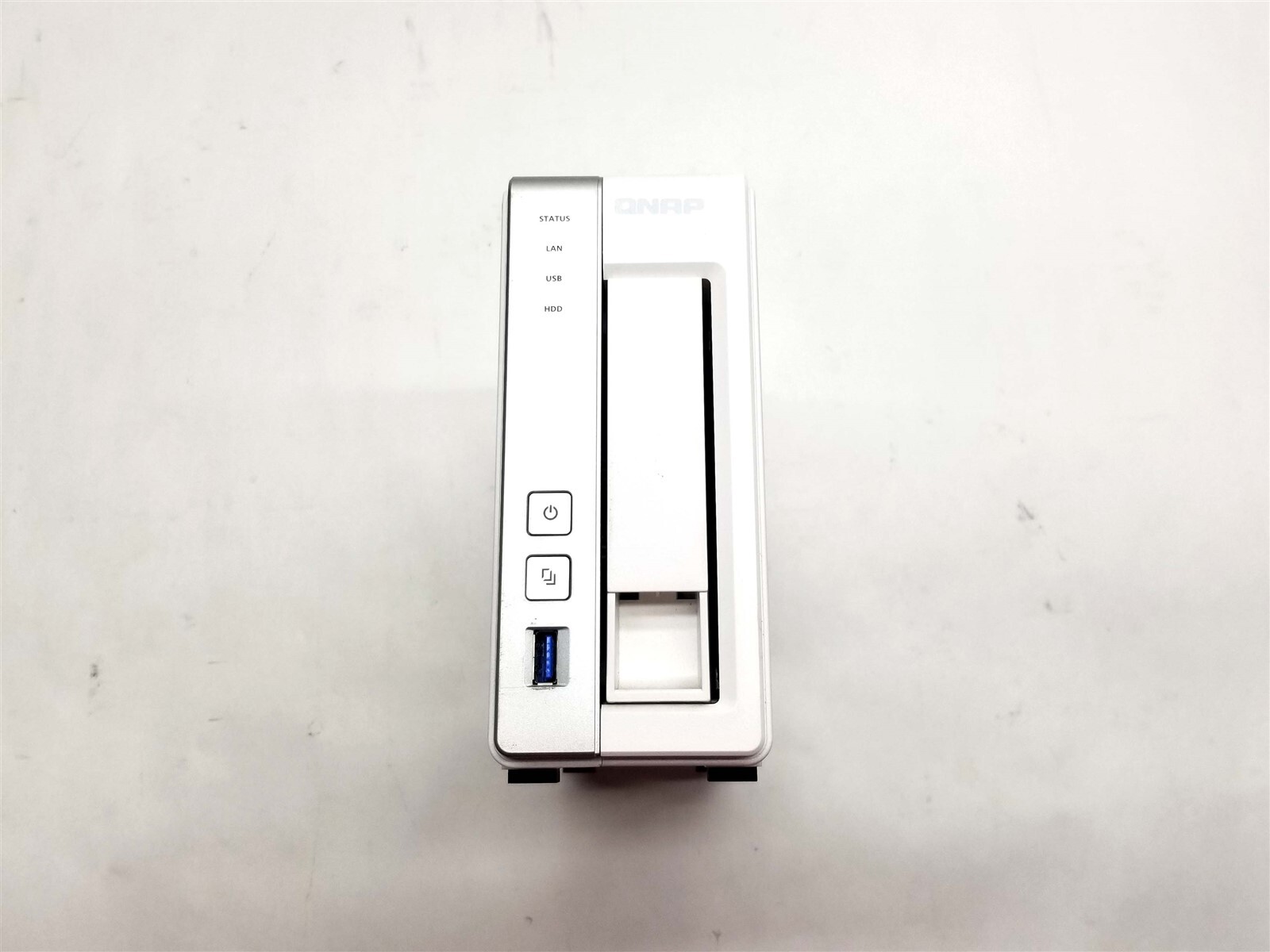 QNAP TS-131 White 1-Bay NAS Personal Cloud Multimedia Backup Server No ...