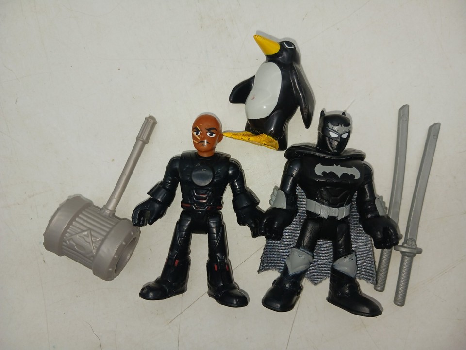 Imaginext DC Comics Batman Joker BIG LOT Motorcycles Shazam Tiger ...