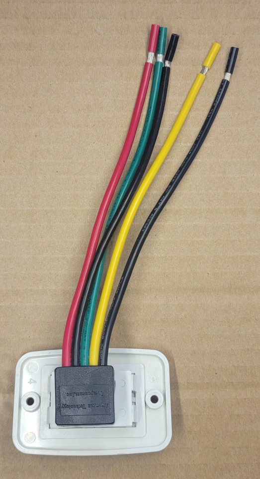 CW ATC 40A 12V White Slide Room In/Out Momentary Rocker Switch Kit w ...