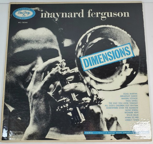 Maynard Ferguson – Dimensions 1956 Vinyl LP Jazz Big Band FAST SHIPPING ...