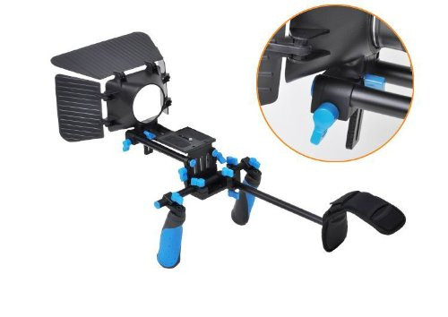 DSLR RIG With Follow Focus And Matte Box Shoulder Mount Rig with ...