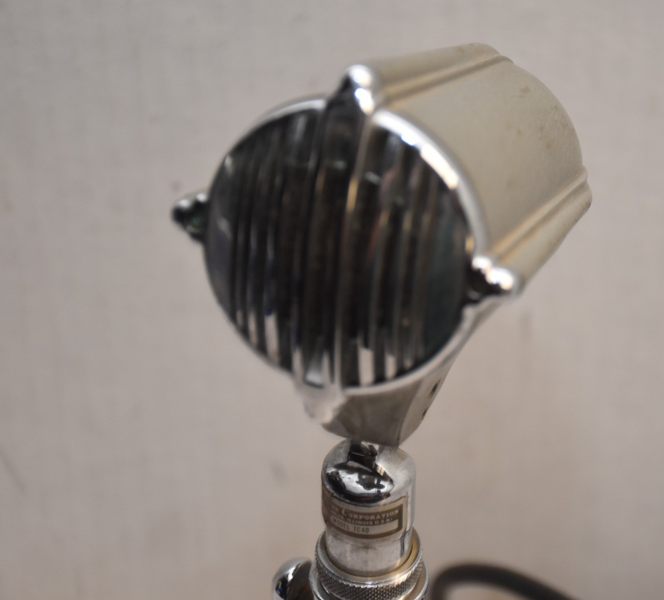 VINTAGE DUKANE 7C40 Microphone bullet mic WITH ORIGINAL BASE, WIRED ...
