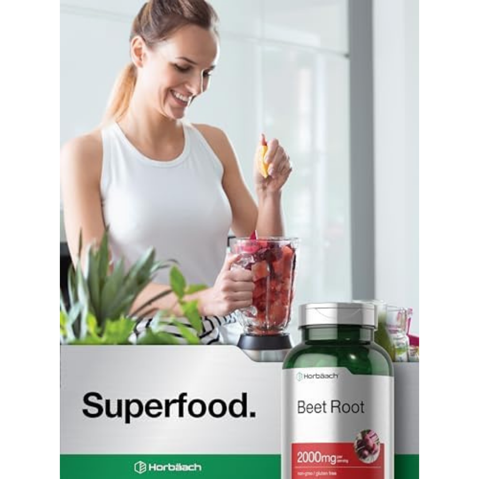 Beet Root Powder Capsules 2000mg | 220 Pills | Herbal Extract | by ...