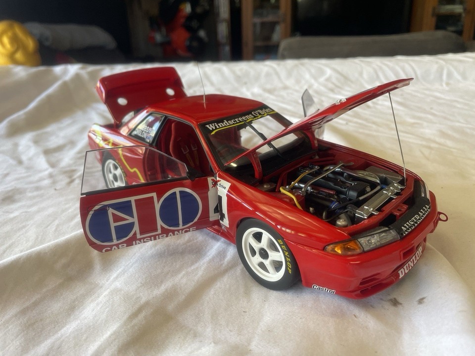 AutoArt 1/18 Nissan Skyline GTR 1991 Mark Gibbs Sandown 500 Winner ...