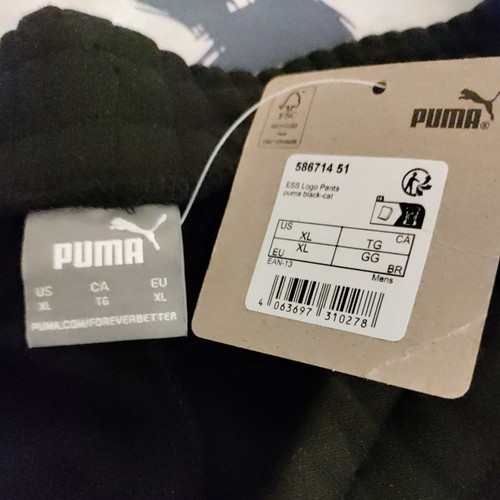 Puma Black Sweatpants Joggers Extra Large (XL) New | eBay