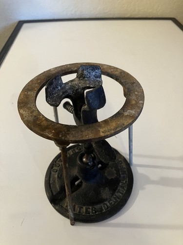 Vintage Yates ChicagoDental Denture Cast Iron Holder With Stand RARE ...