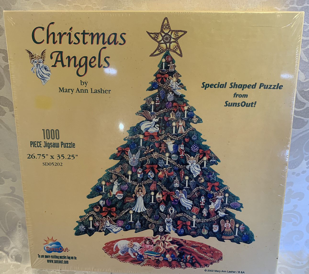 Christmas Angels 1000 Piece Jigsaw Puzzle Special Shape Mary Ann Lasher ...