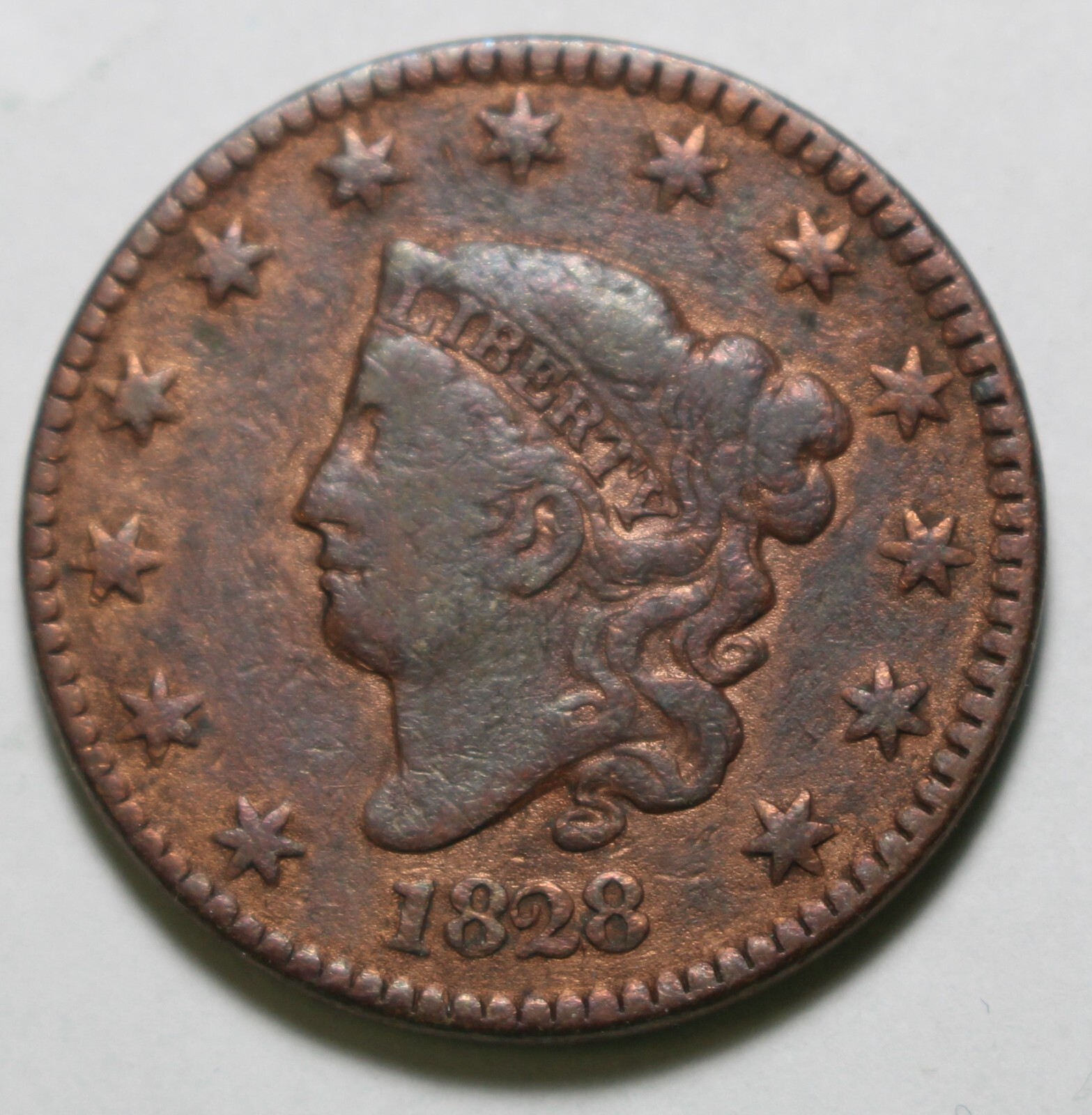 1828 Large Cent OM14 | eBay