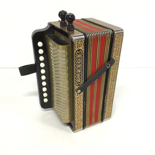 Vintage Hohner 10 Button Steel Reed Accordion (27) #407 | eBay Australia