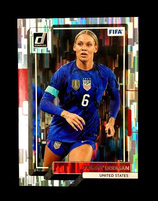 Trinity Rodman 2022-23 Donruss FIFA Soccer SILVER FOIL SP #130 USWNT RC ...