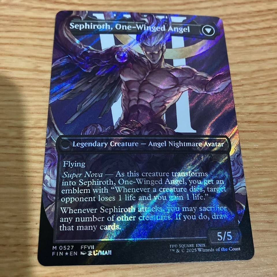 Sephiroth, Fabled SOLDIER Surge Foil - MTG Final Fantasy English ...