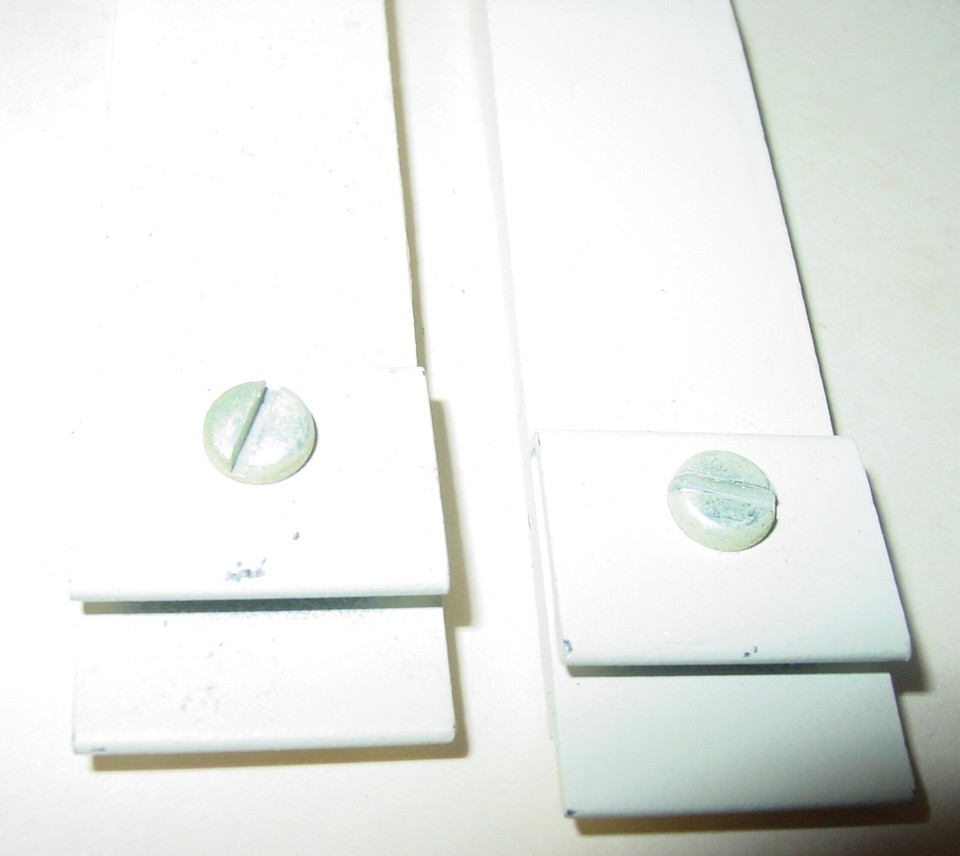 Vintage Kirsch Continental Drapery Traverse Rod White Support Brackets ...