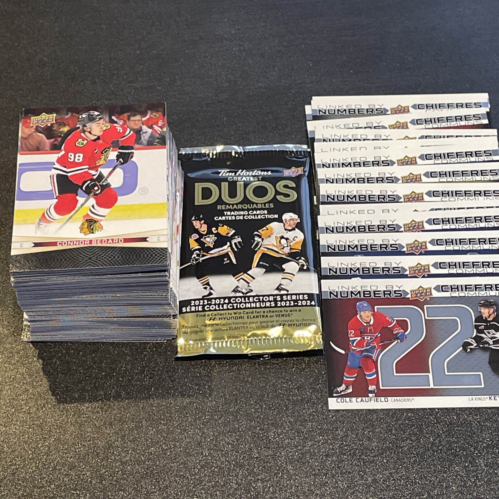 2023-24 Tim Hortons Duos Complete Base Set 100 Cards (with Bedard ...