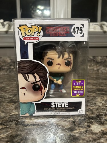 Funko POP! Steve With Bat 475 Stranger Things 2017 Exclusive W ...
