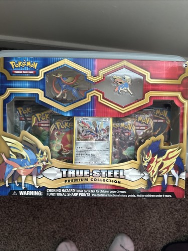 Pokemon TCG True Steel Premium Collection Box Zacian Evolution Team Up ...