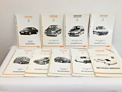 Thatcham Body Repair Methods Manuals x 9 Volvo, Citeron, Daewoo, Toyota ...