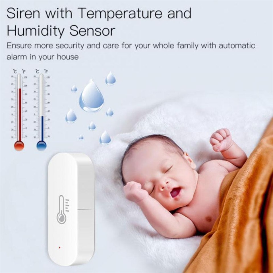 Temperature and Humidity Sensor Detector Intelligent Temp Humidity ...