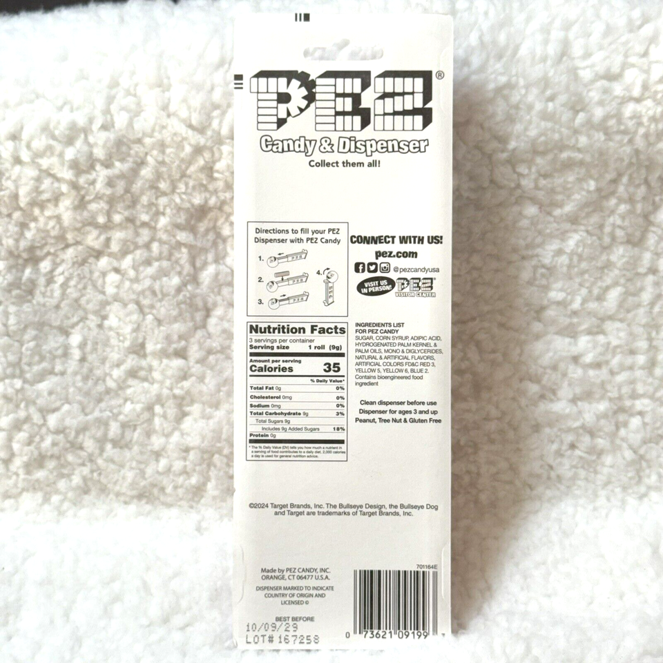 Bullseye Target PEZ Pez Dog Mascot Advertising New 2024 Christmas ...