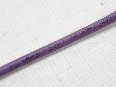 Lutze 104289 24/1P+22/1P SUPERFLEX High Flexing DeviceNet Thin Cable ...