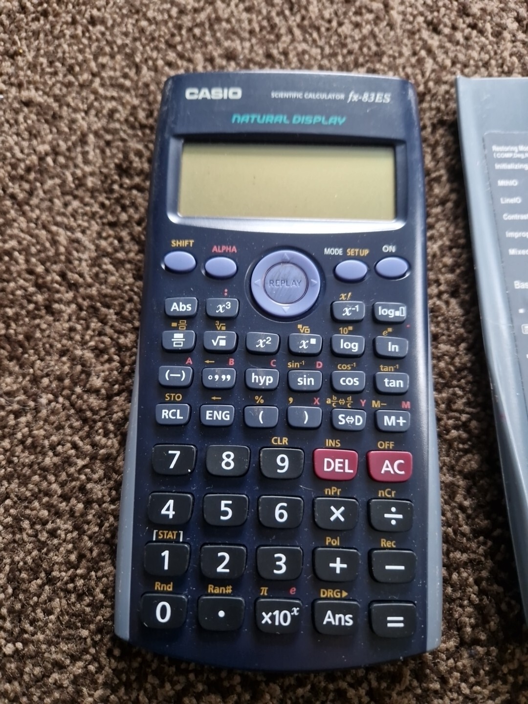 VINTAGE CASIO FX83ES FX83 WORKING CALCULATOR | eBay UK