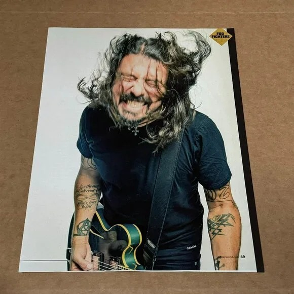 DAVE GROHL of FOO FIGHTERS - Music Print Ad Photo - 2017 | eBay