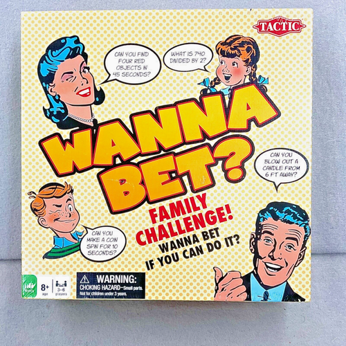 Wanna Bet Family Challenge Game New Sealed Box Fun Game Night | eBay UK