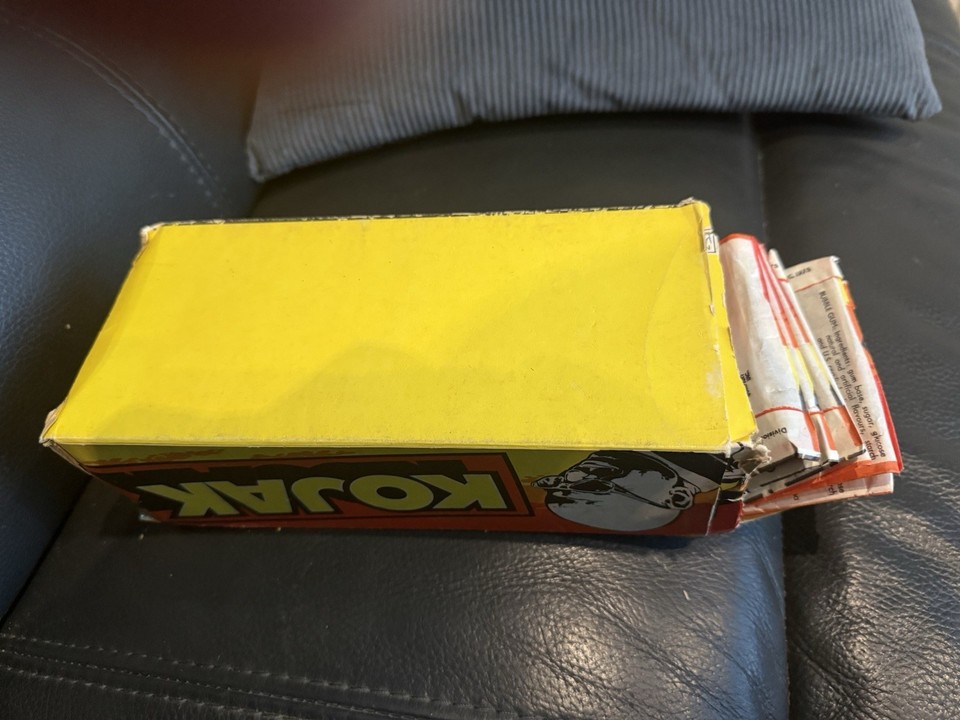 Kojak Monty Gum Trading Cards Bubble Gum Complete Box | eBay UK