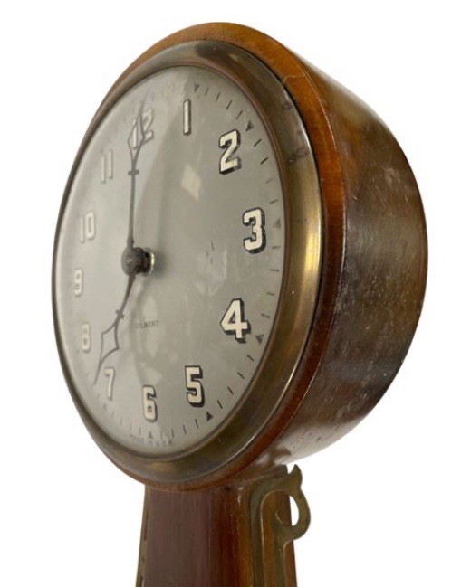 Vintage Gilbert Banjo Clock 23x8x2 Antique Rare | eBay